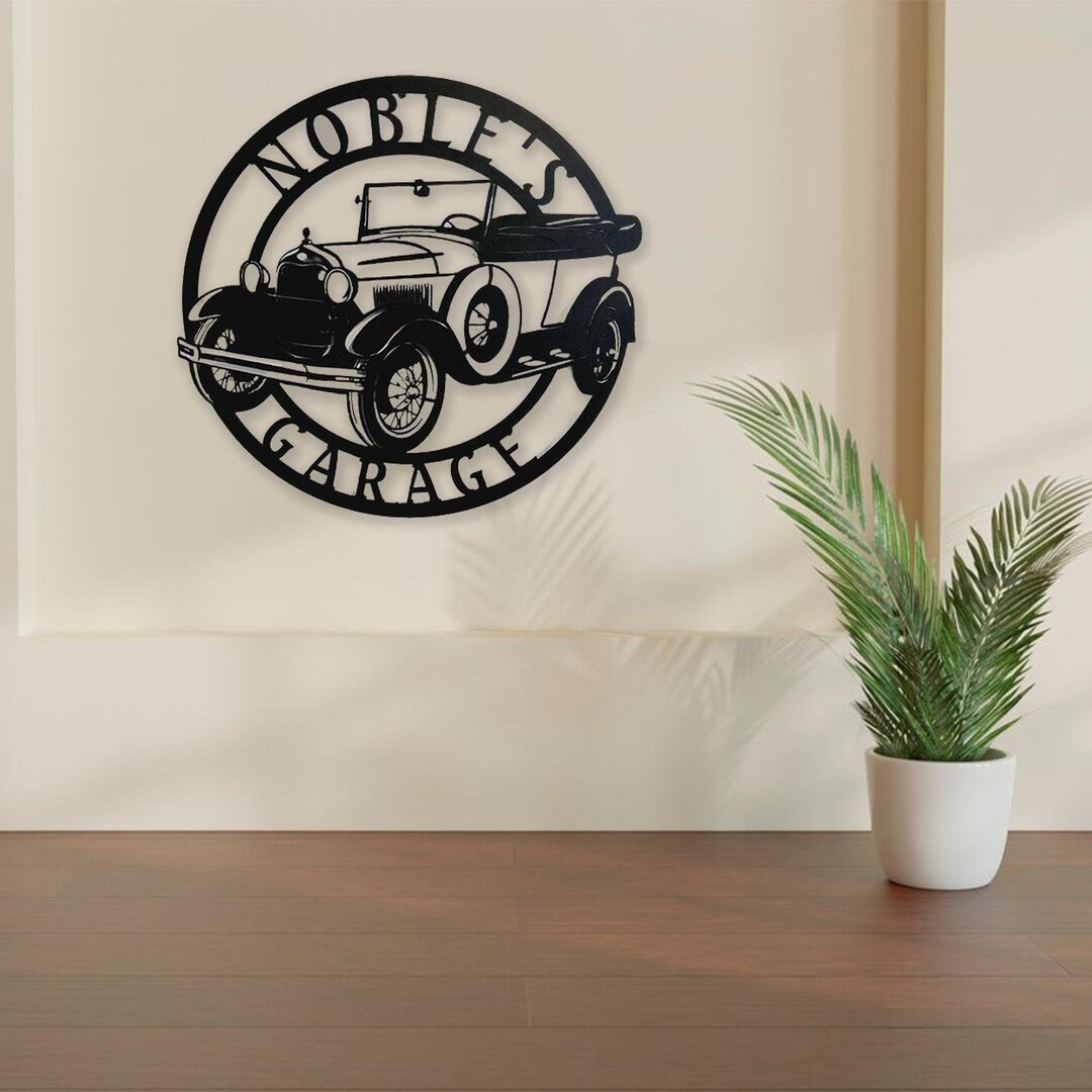 Ford Model T Metal Sign, Garage Sign, Car Sign, Ford Model T, Ford Garage, Model T Garage, Ford ...