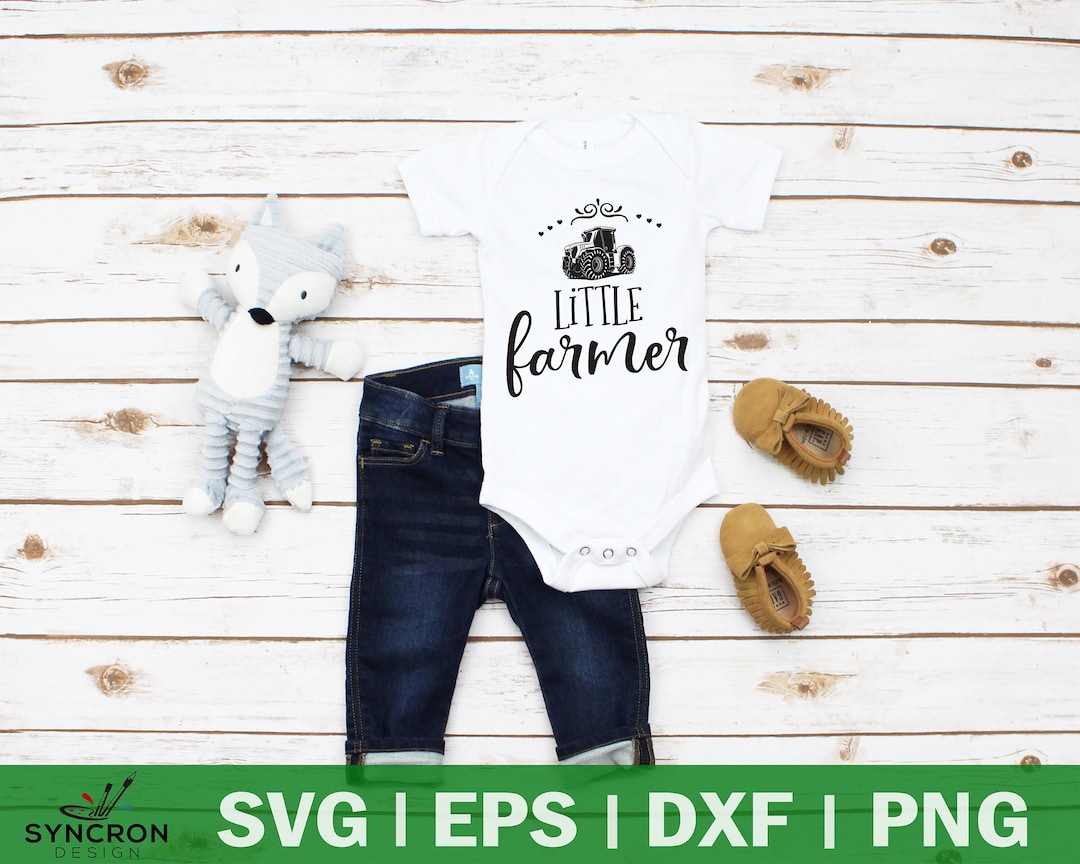 Little Farmer SVG Baby Farmer Svg Farm Life SVG Farmhouse Svg Cut Files ...