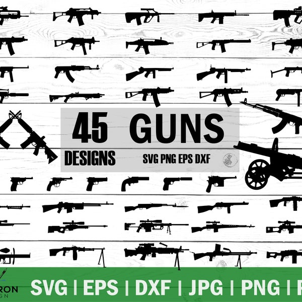 Rifle Decal - Etsy
