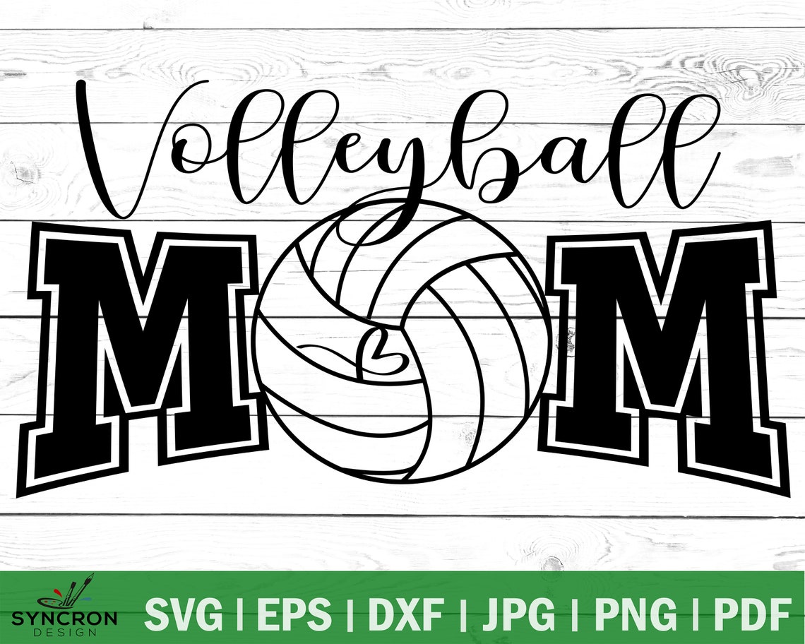 Volleyball Mom SVG Cut File Love Volleyball Sport Mom Shirt | Etsy