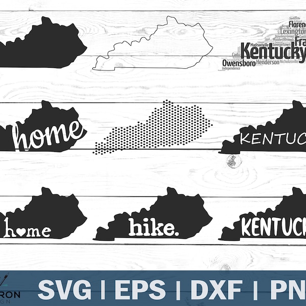Kentucky State Shape - Etsy