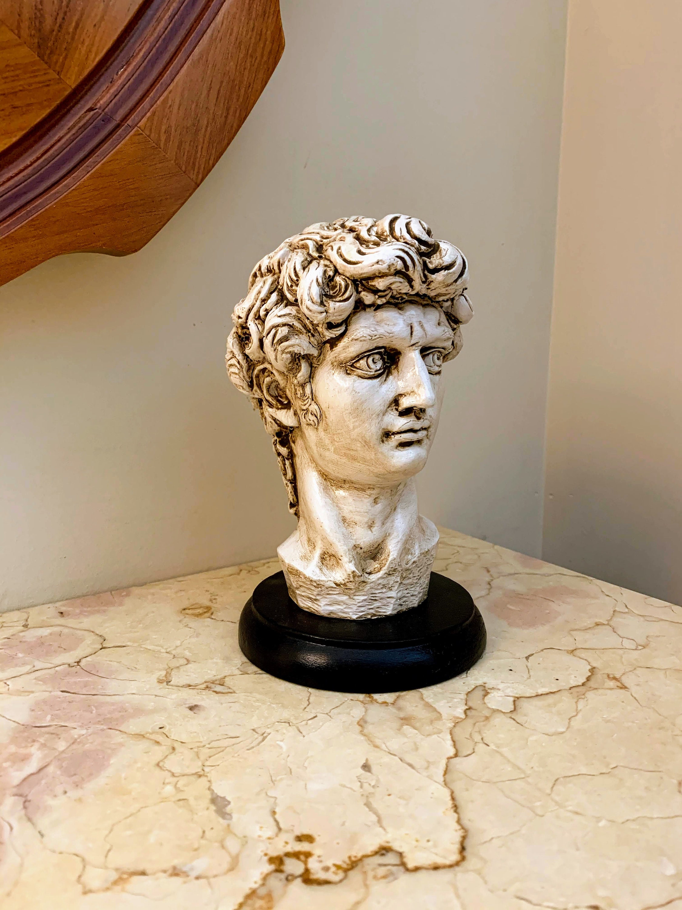 David Bust Statue & Statuette David Head Figurine | Etsy