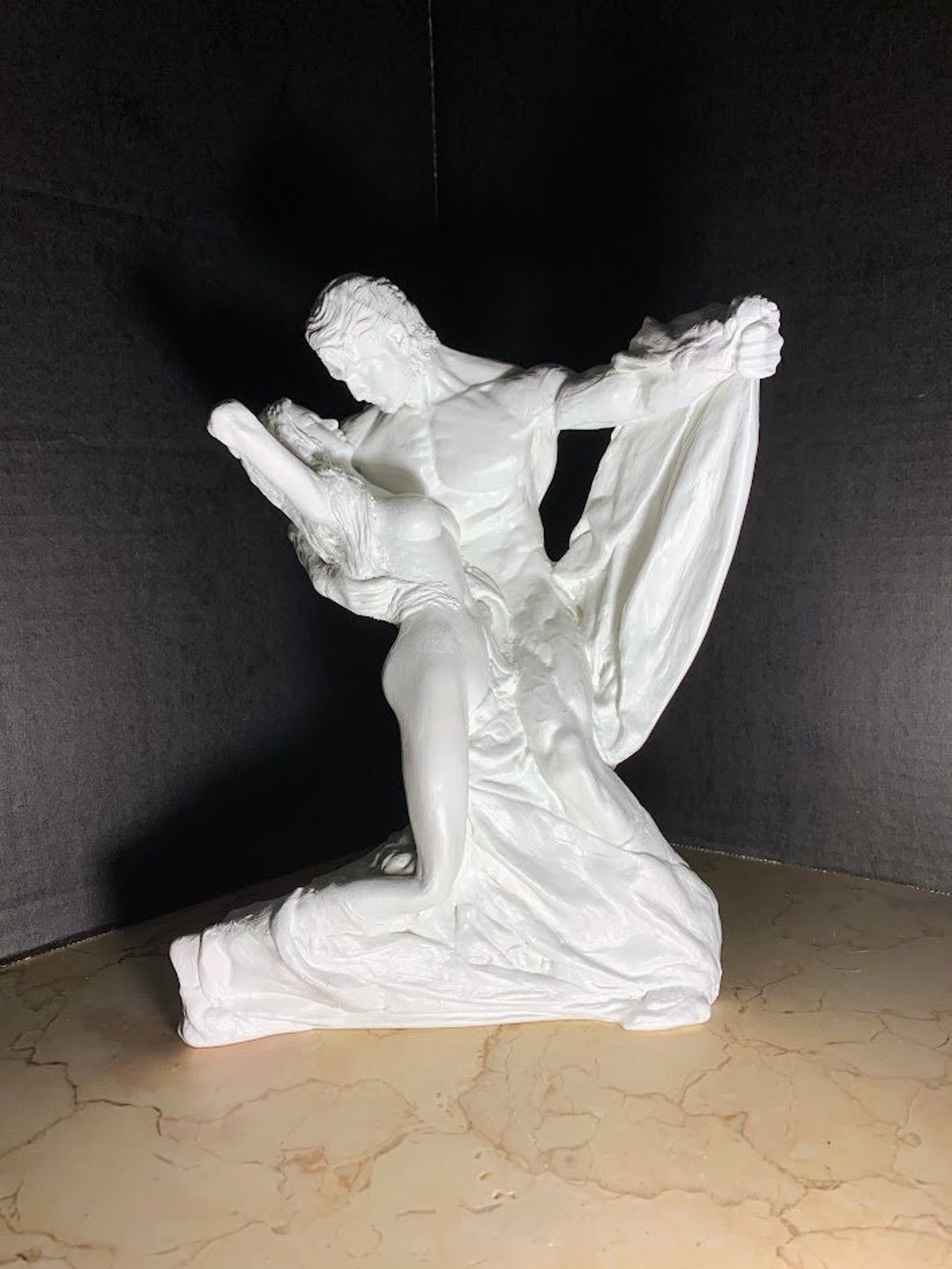 Amore Eterno, eternal Love Statue, Lovers Sculpture, Italian Art, 10 ...