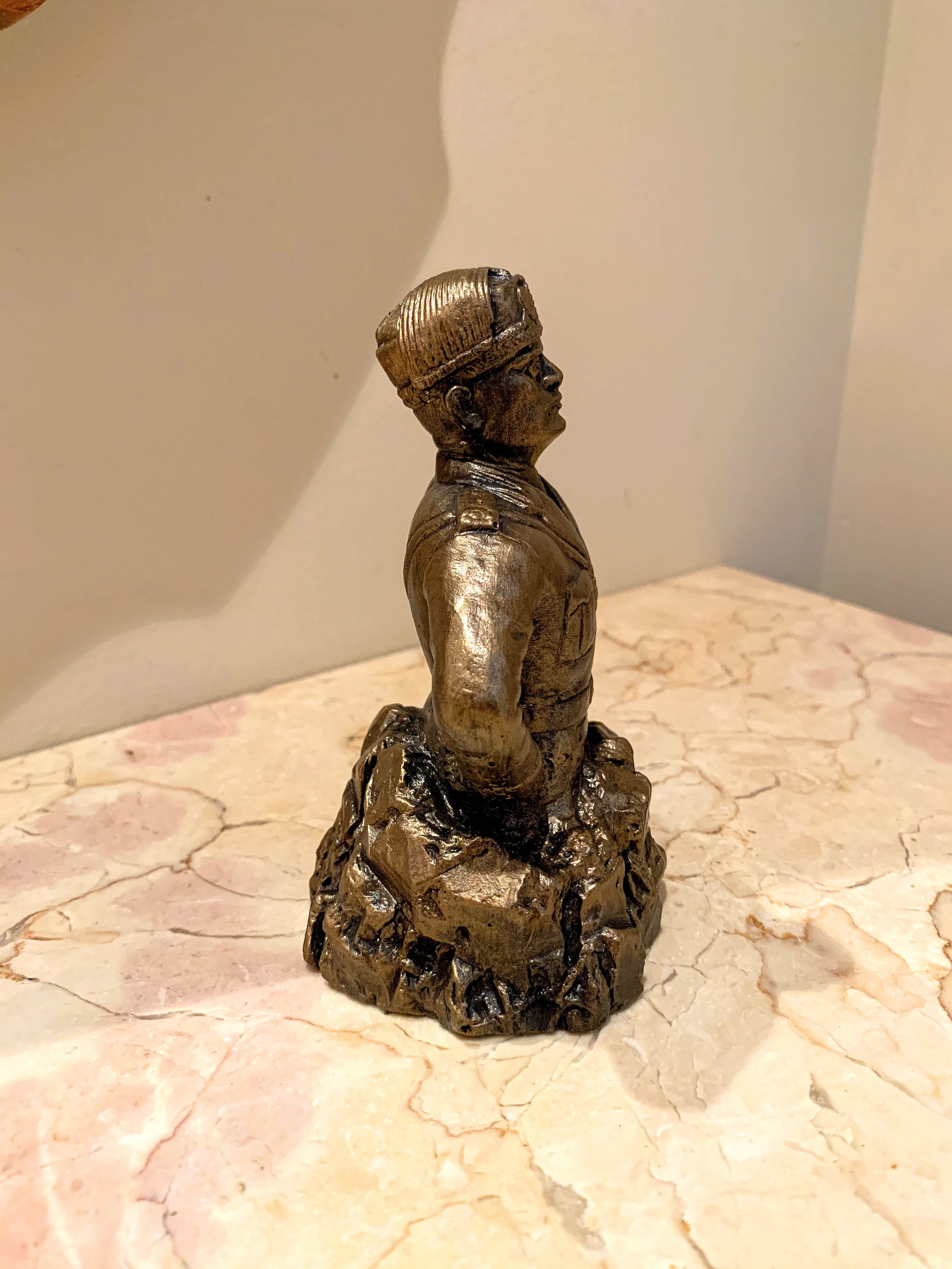 Benito Mussolini Statue Mussolini Statuette Mussolini Hands | Etsy