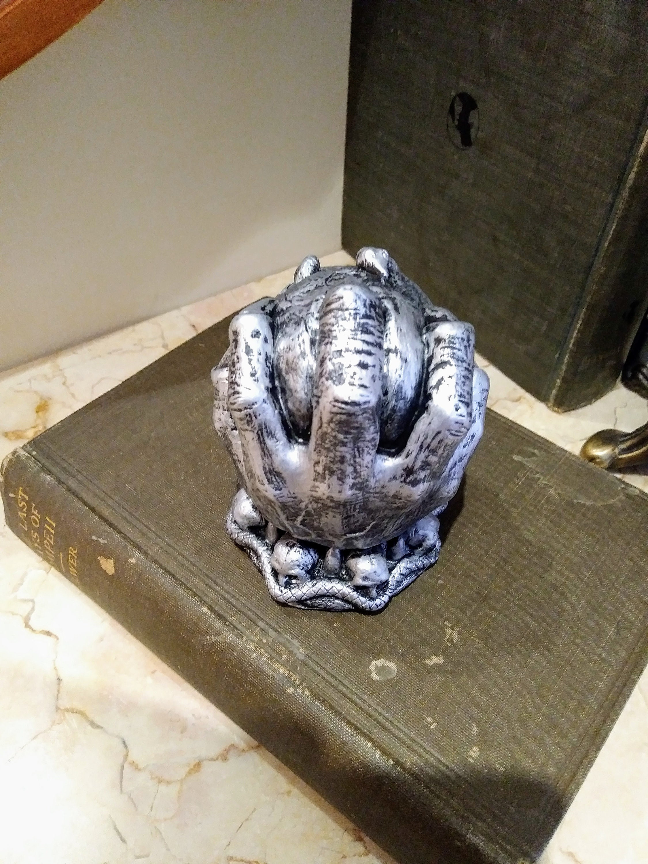 Small Skull Head Statue Skeleton Head Statuette Skull | Etsy