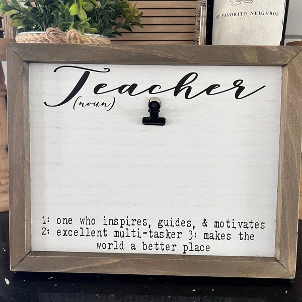 Teacher Frames - Etsy