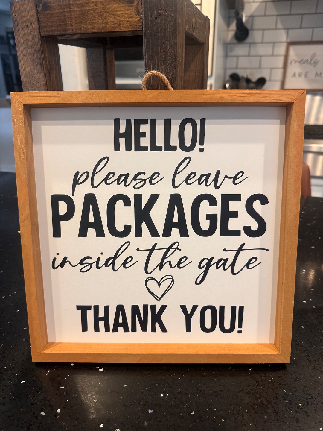 Front Door Decor / Packages Sign / Porch Decor - Etsy