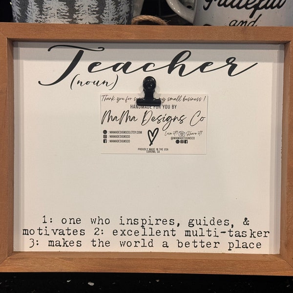 Teacher Frames - Etsy
