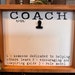 Coach Gift / Coach Frame - Etsy
