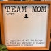 Team Mom Gift / Team Mom Frame / End of Season Gift / Coach Gift - Etsy