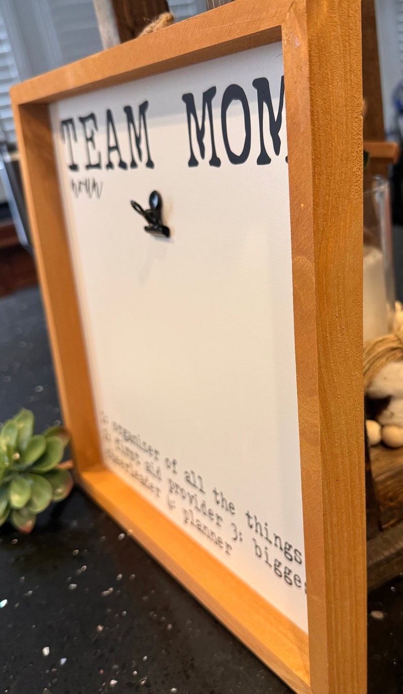 Team Mom Gift / Team Mom Frame / End of Season Gift / Coach Gift - Etsy