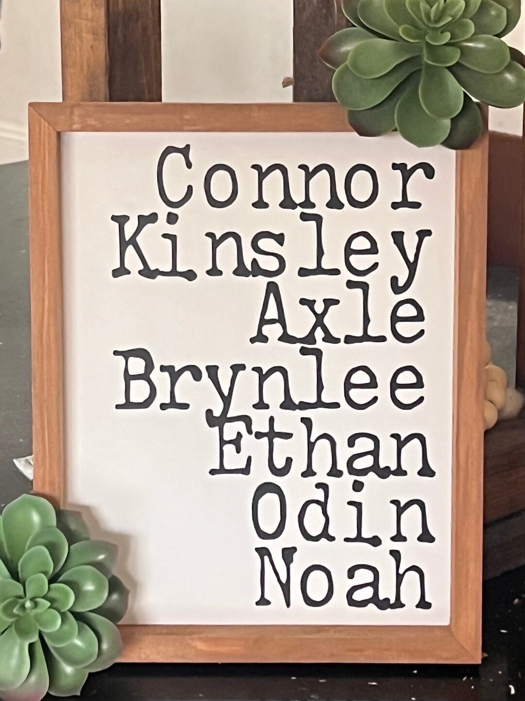 Personalized Family Names Sign / Mothers Day Gift Decor / Gift for ...