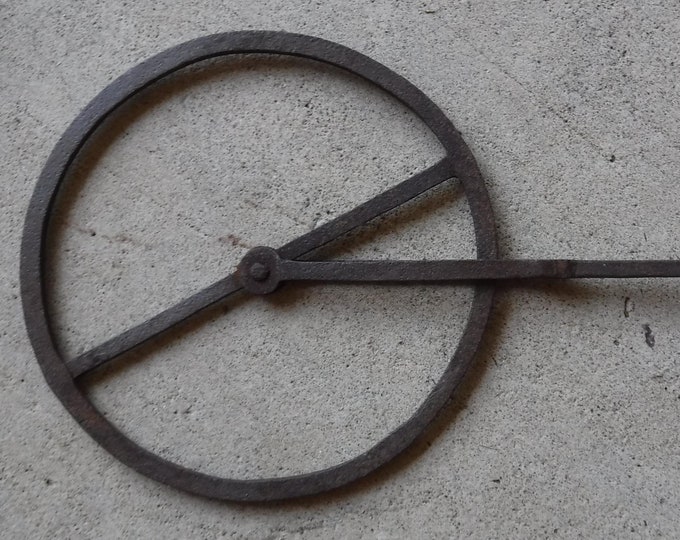 Antique Hand Forged Blacksmith Wheelwrights Traveler Wheel Tool ...