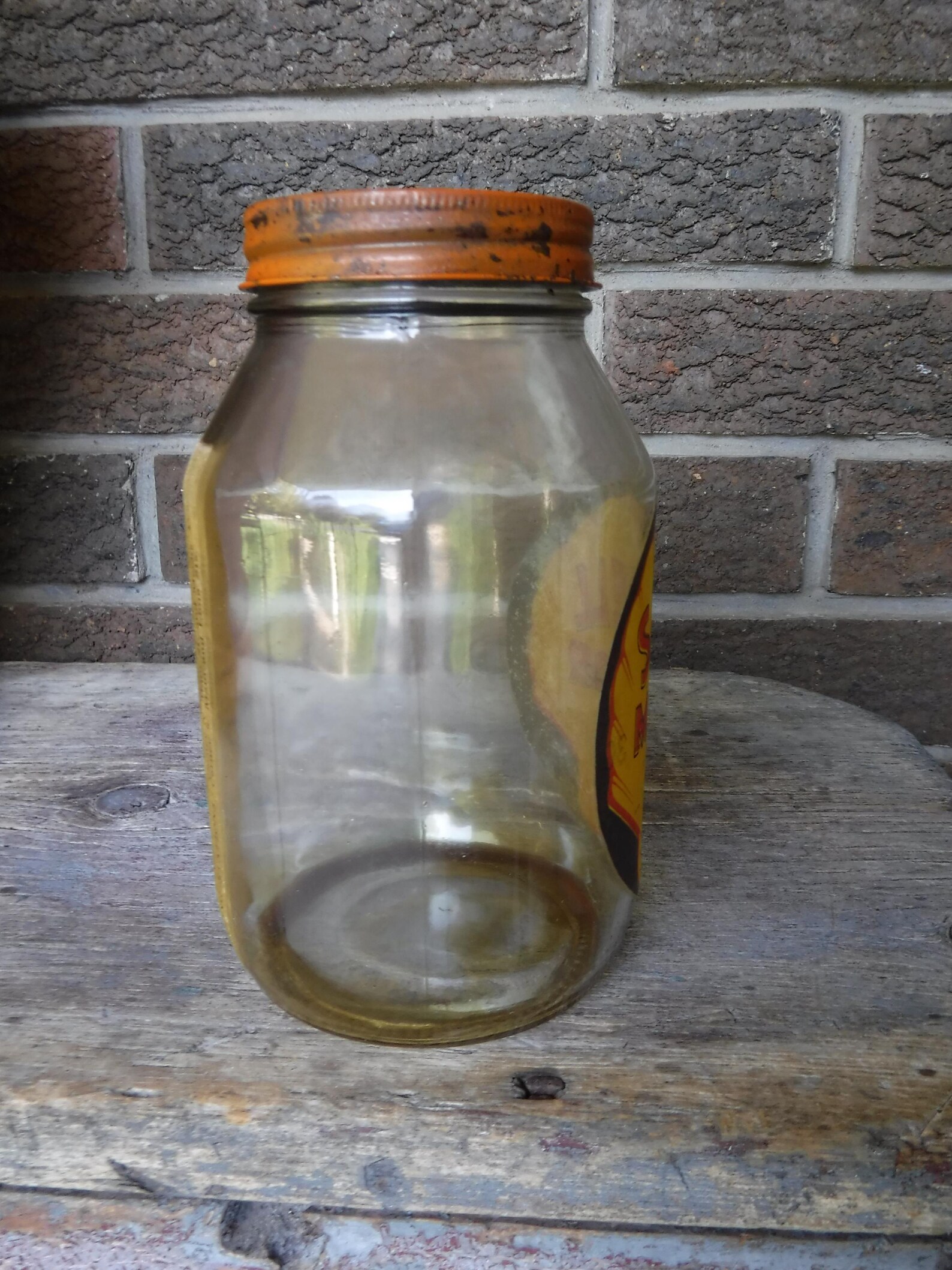 Old Shell Motor Oil Glass Jar / Bottle S.A.E. 30 - Etsy