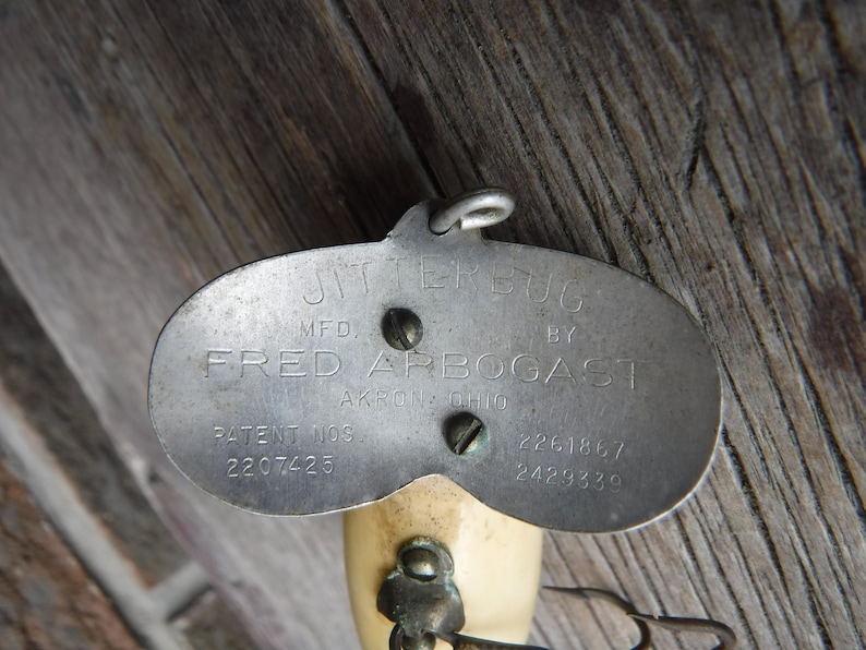 Vintage Jitterbug Fishing Lure by Fred Arbogast Akron Ohio - Etsy