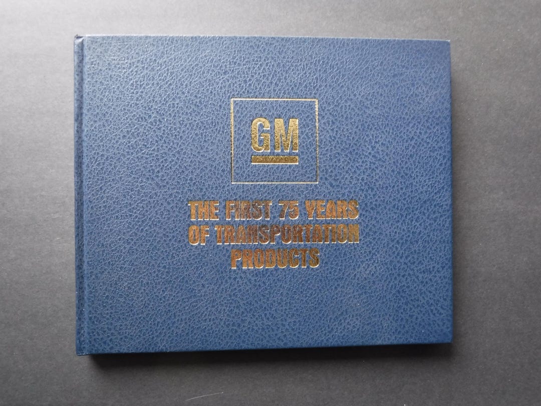 General Motors " the First 75 Years of Transportation Products" Book - Etsy