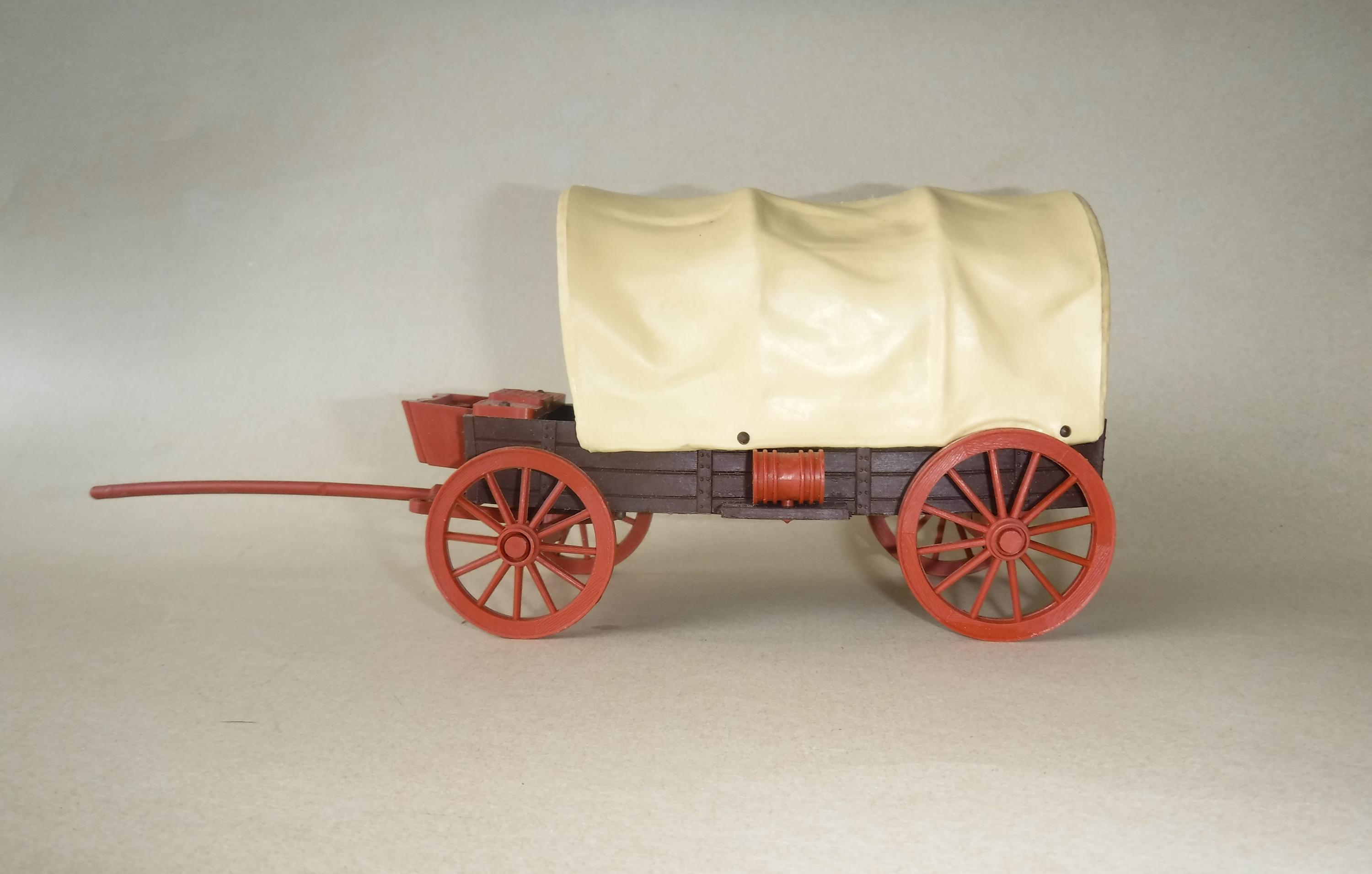 Vintage 60's - 70's Timpo Toys Wild West Covered Wagon Made in England ...