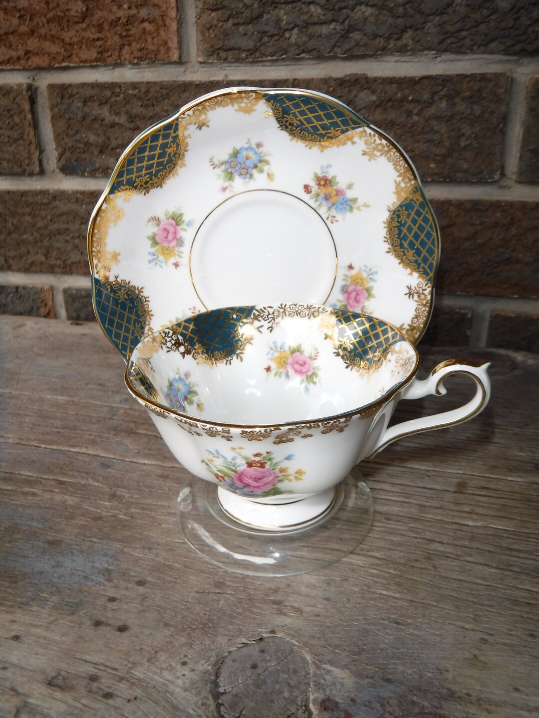 Royal Albert Empress Series " Cleopatra" Bone China Cup and Saucer - Etsy