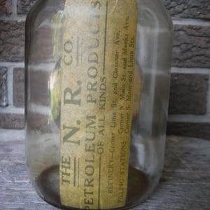 Old Shell Motor Oil Glass Jar / Bottle S.A.E. 30 - Etsy