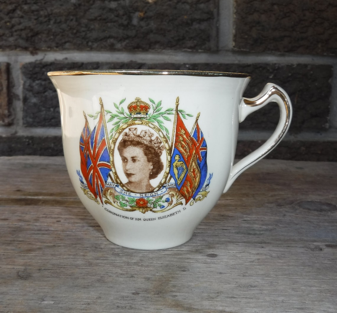 Vintage Alfred Meakin Queen Elizabeth II Coronation 1953 Tea - Etsy