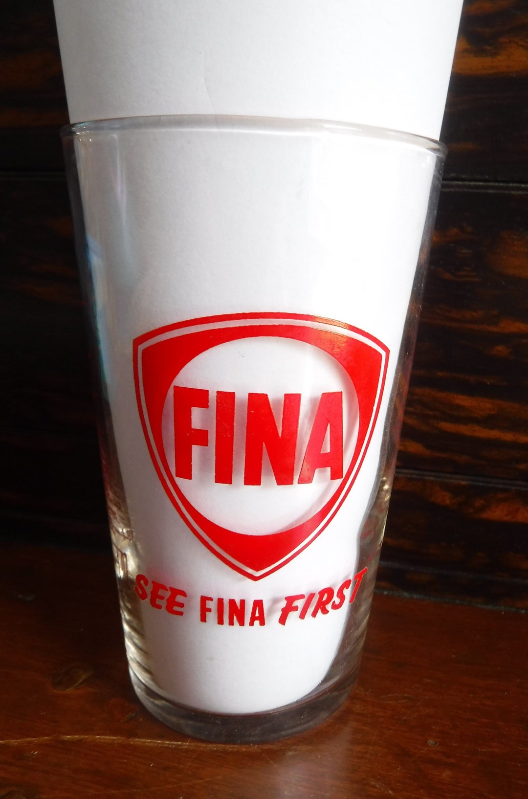 Rare Fina Gas Advertising Measuring Glass 1 Cup - Etsy