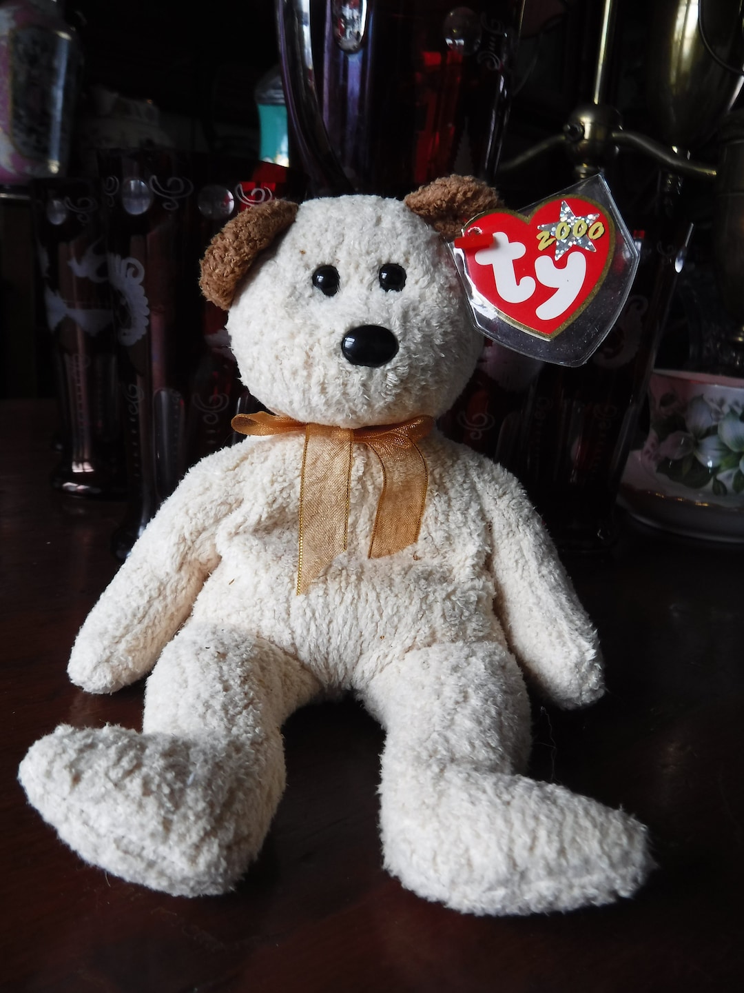 TY Beanie Baby "huggy" Bear - Etsy