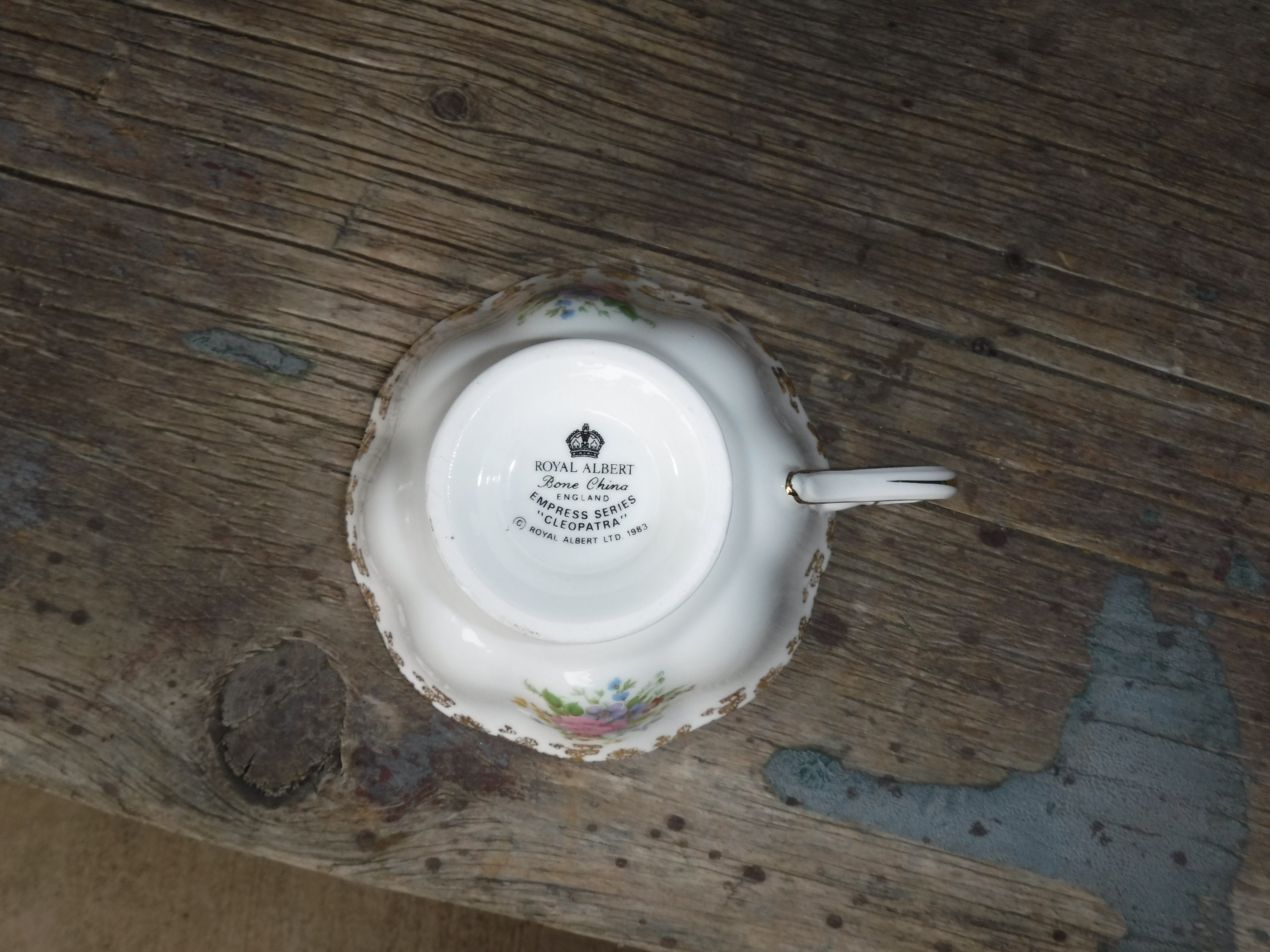 Royal Albert Empress Series " Cleopatra" Bone China Cup and Saucer - Etsy