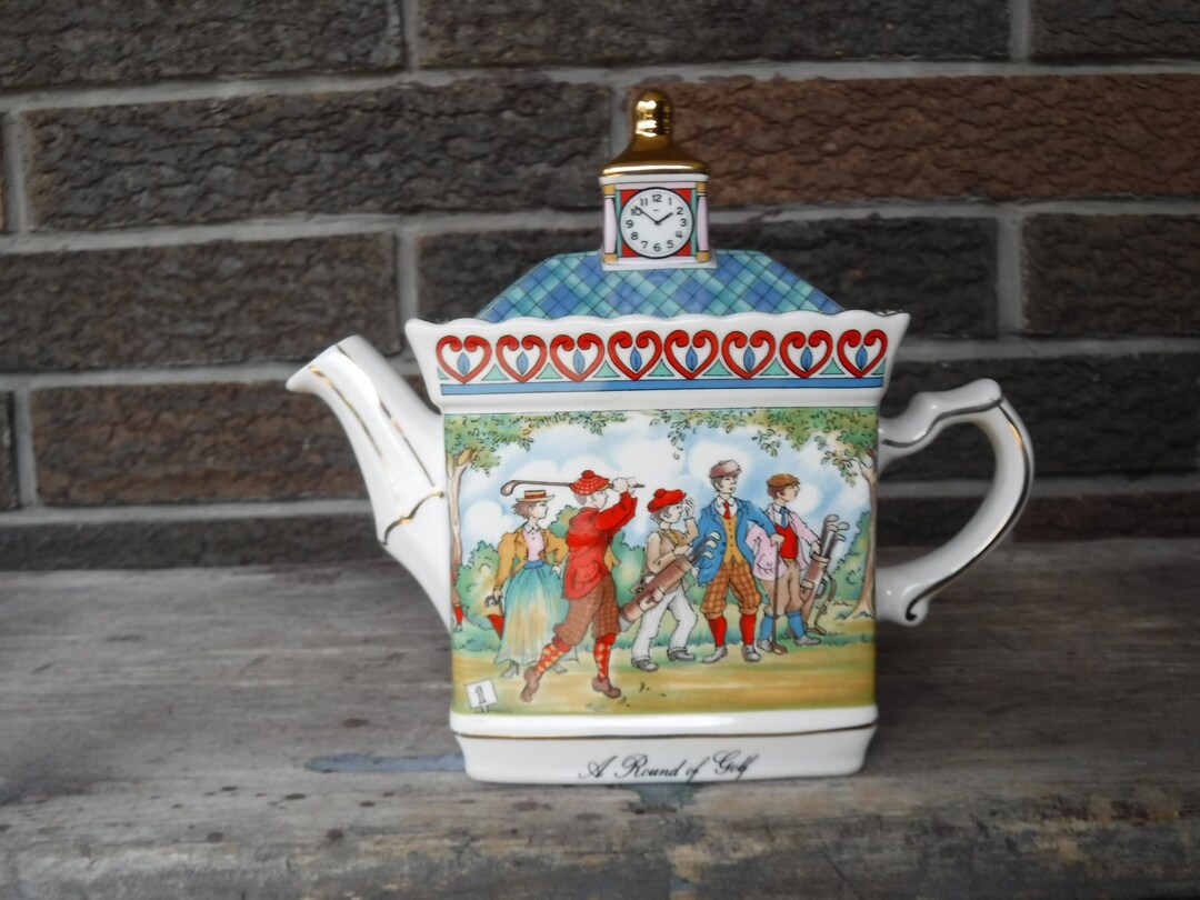 A Round of Golf Windsor Tea Pot - Etsy