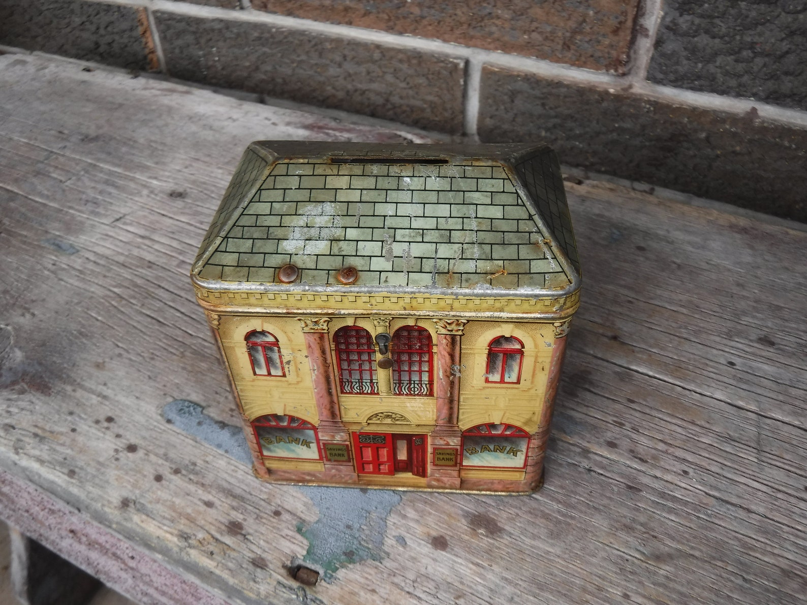 Rare Vintage J.S. Fry & Sons Cocoa and Chocolate Tin Coin Bank - Etsy