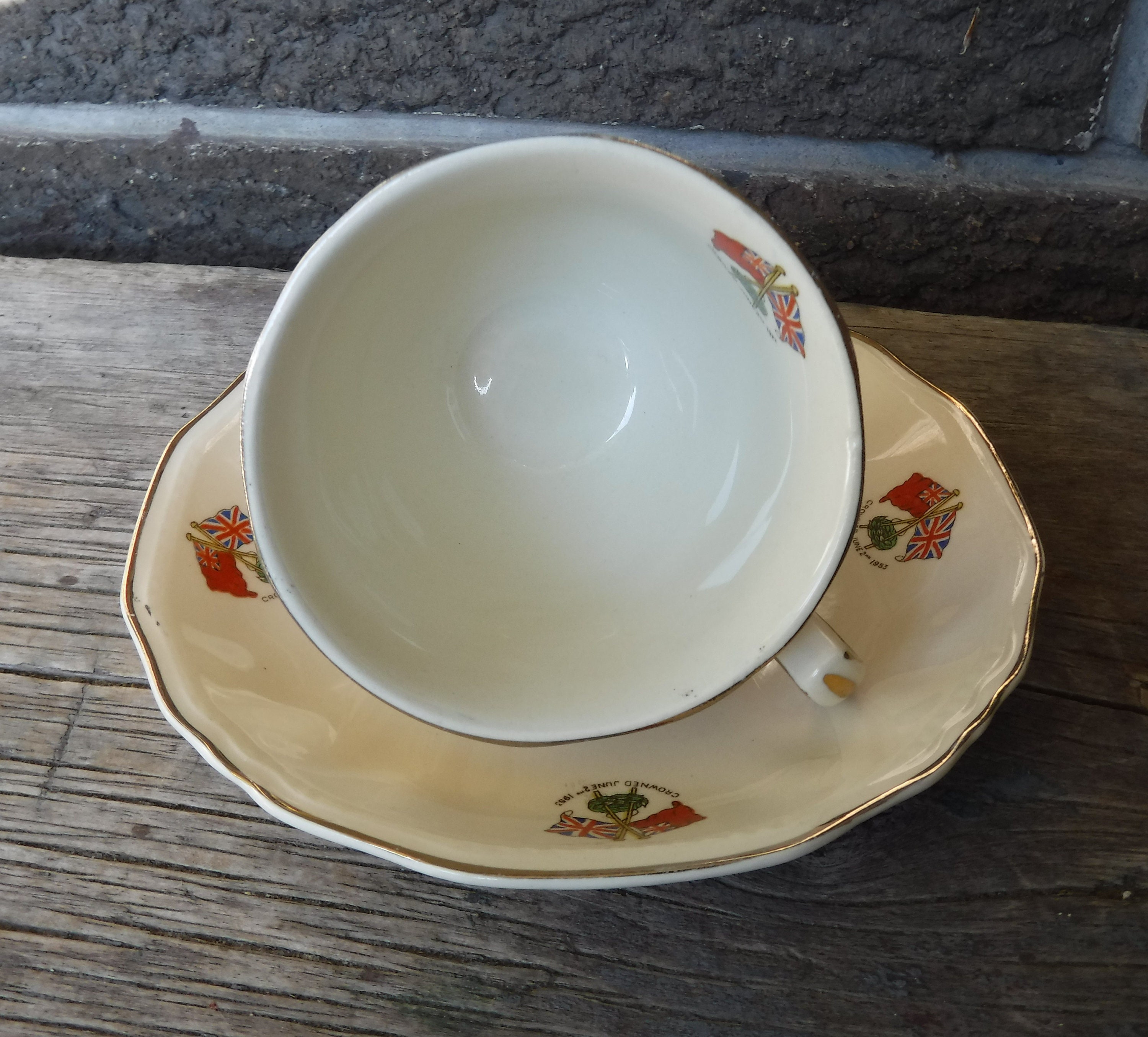 Vintage Alfred Meakin Queen Elizabeth II Coronation 1953 Tea - Etsy