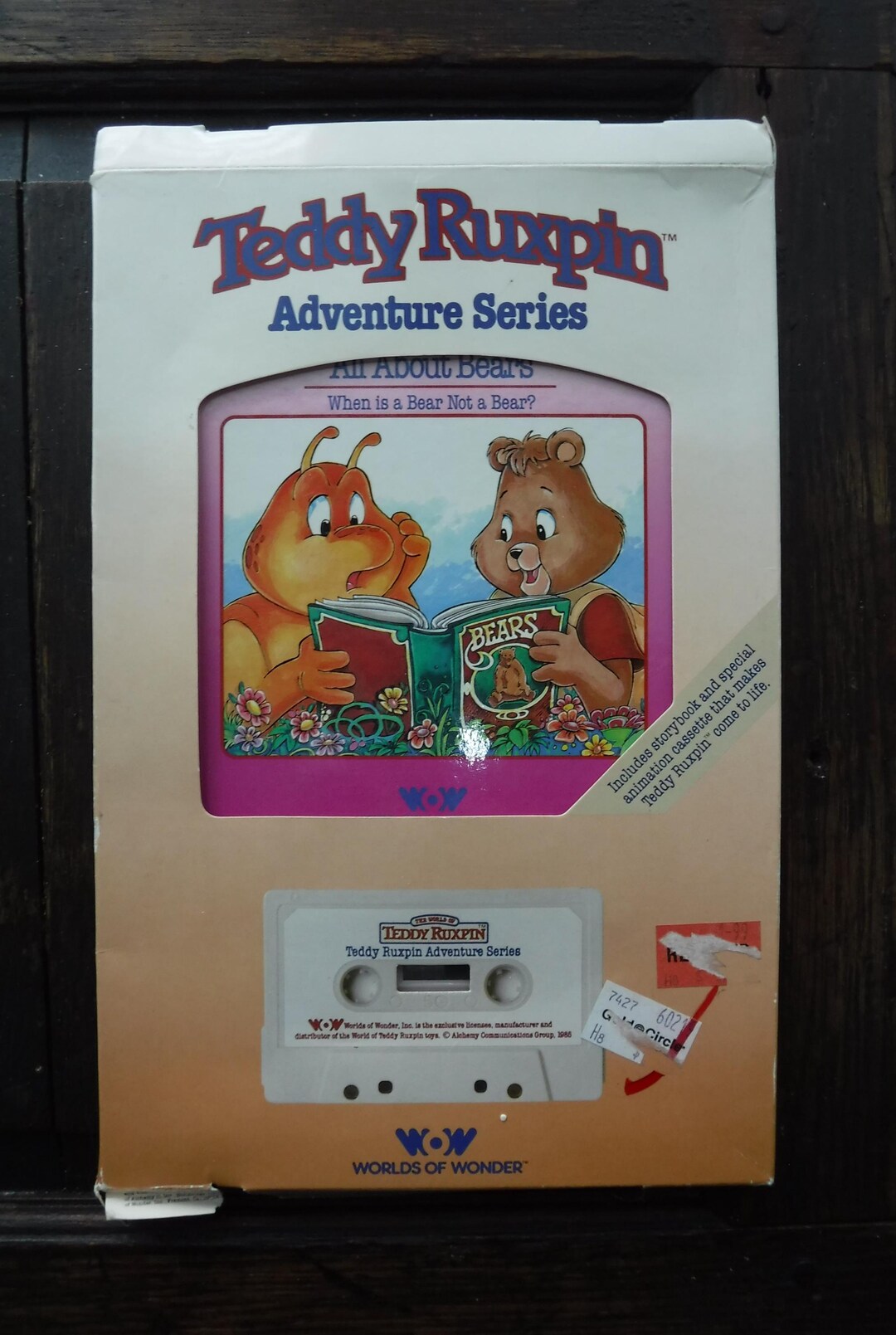 Vintage Teddy Ruxpin Adventure Series " All About Bears" Book ...
