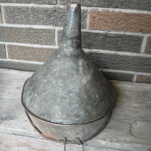 Vintage / Antique Metal Funnel - Etsy