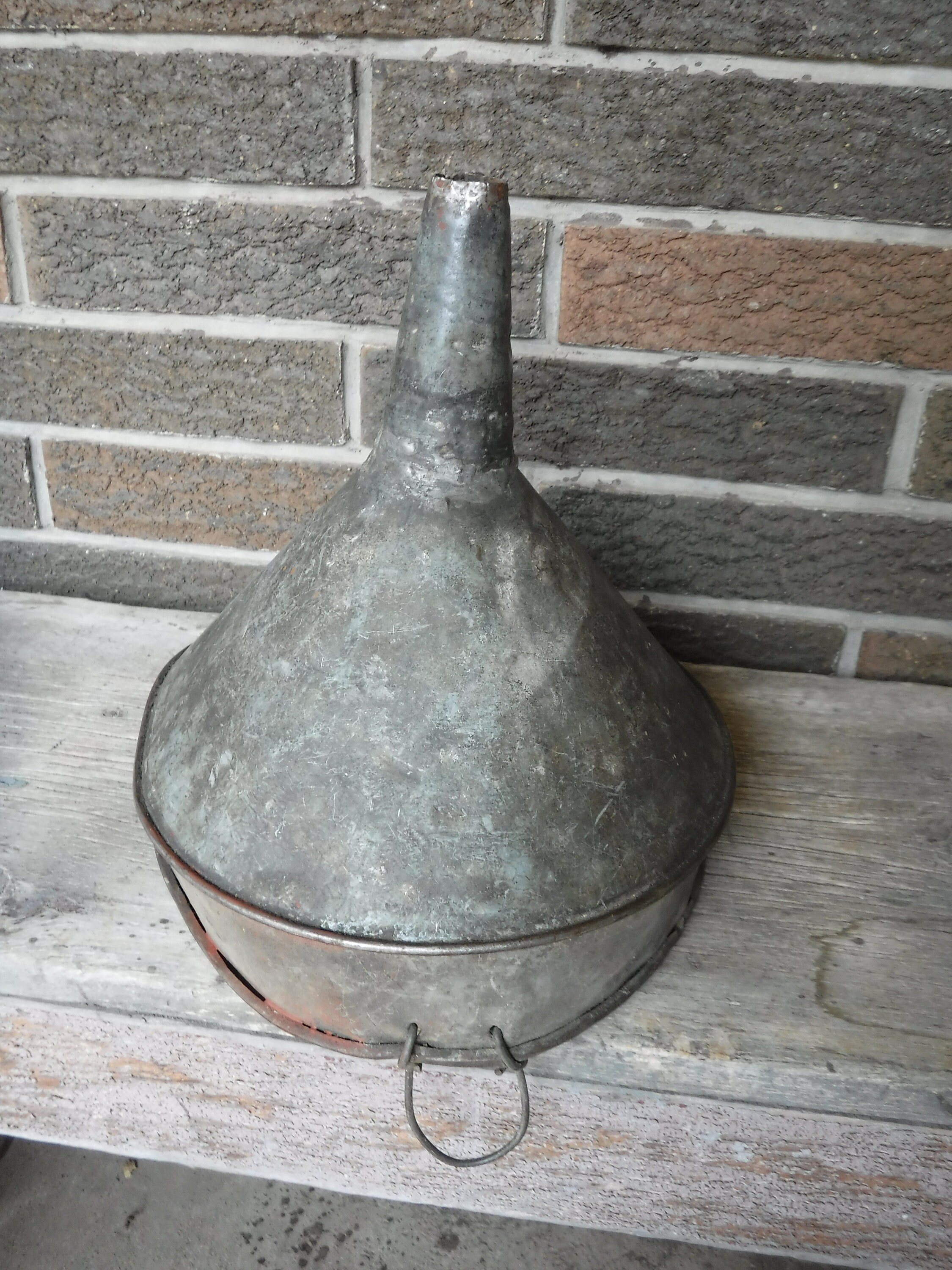Vintage / Antique Metal Funnel - Etsy