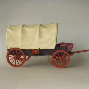 Vintage 60's - 70's Timpo Toys Wild West Covered Wagon Made in England ...