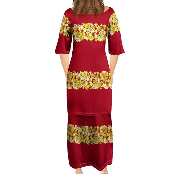 Red Puletasi Dresses