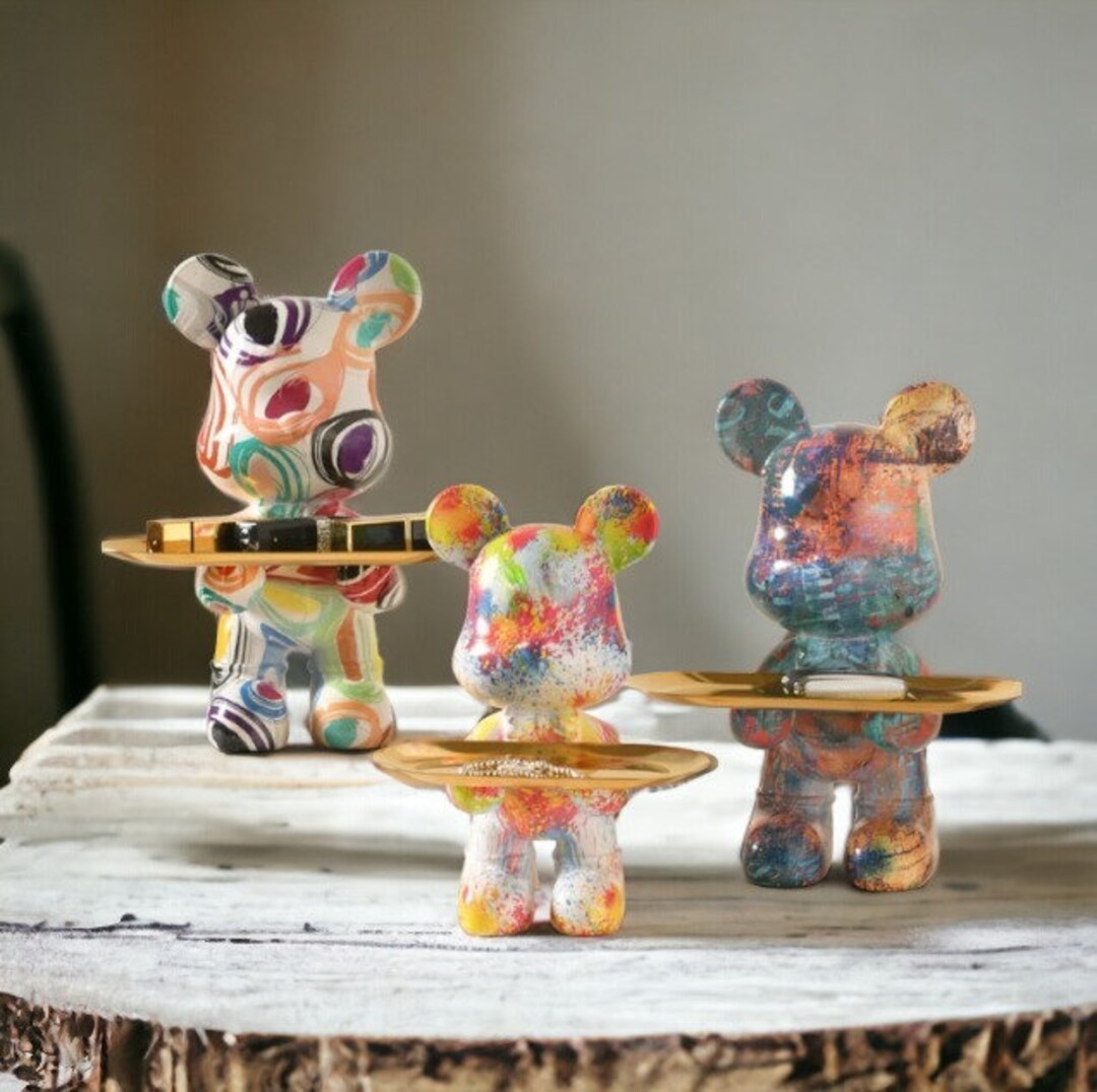 Bear Brick Pop Art Sculpture bear Brick Storage Sculpture nordic Home ...