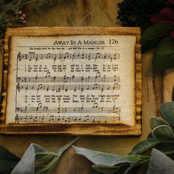 Away in a Manger - Etsy