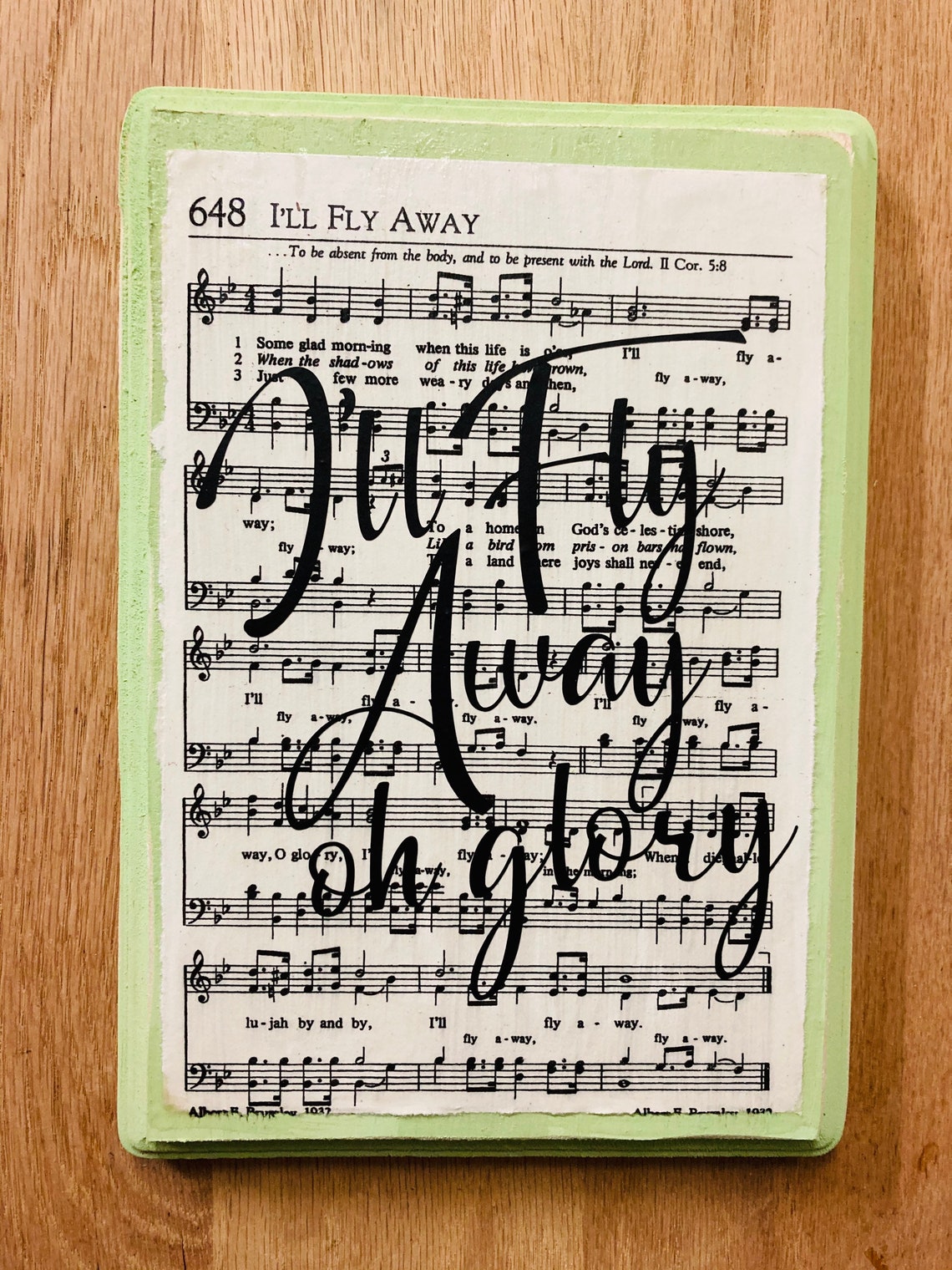 I'll Fly Away Sign Wall Decor Christian Signs Hymn | Etsy