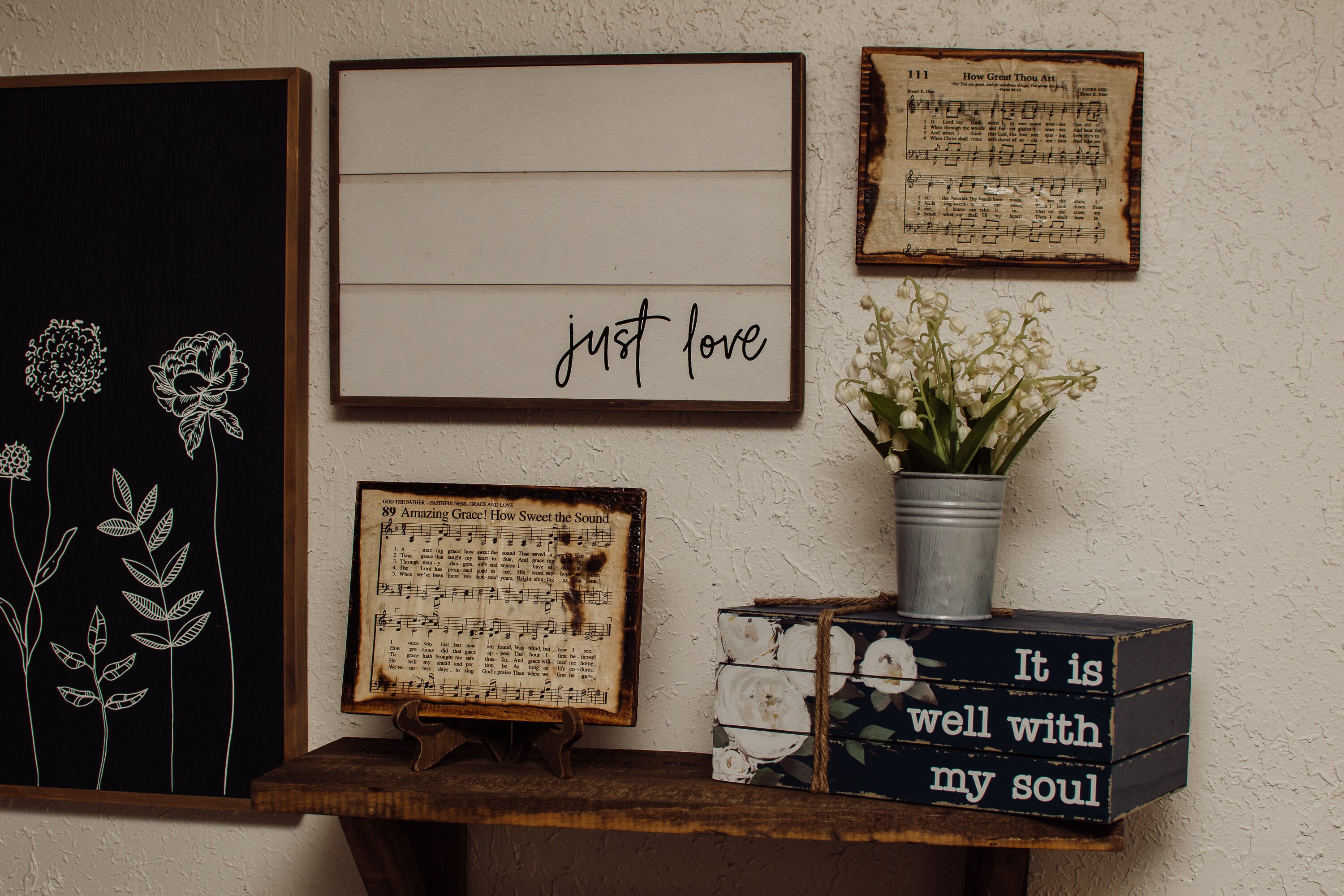 Amazing Grace Sign Wall Decor Christian Signs Hymn Sheet - Etsy