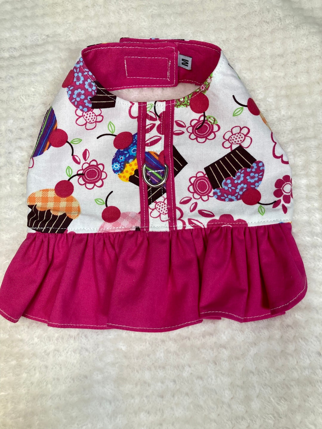 Ruffle Harness Pink Cupcakes - Etsy