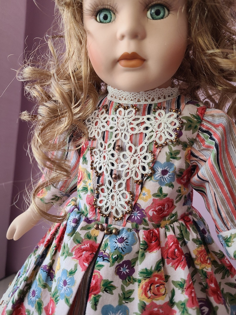 Lilly - Redesigned Porcelain Doll - Etsy