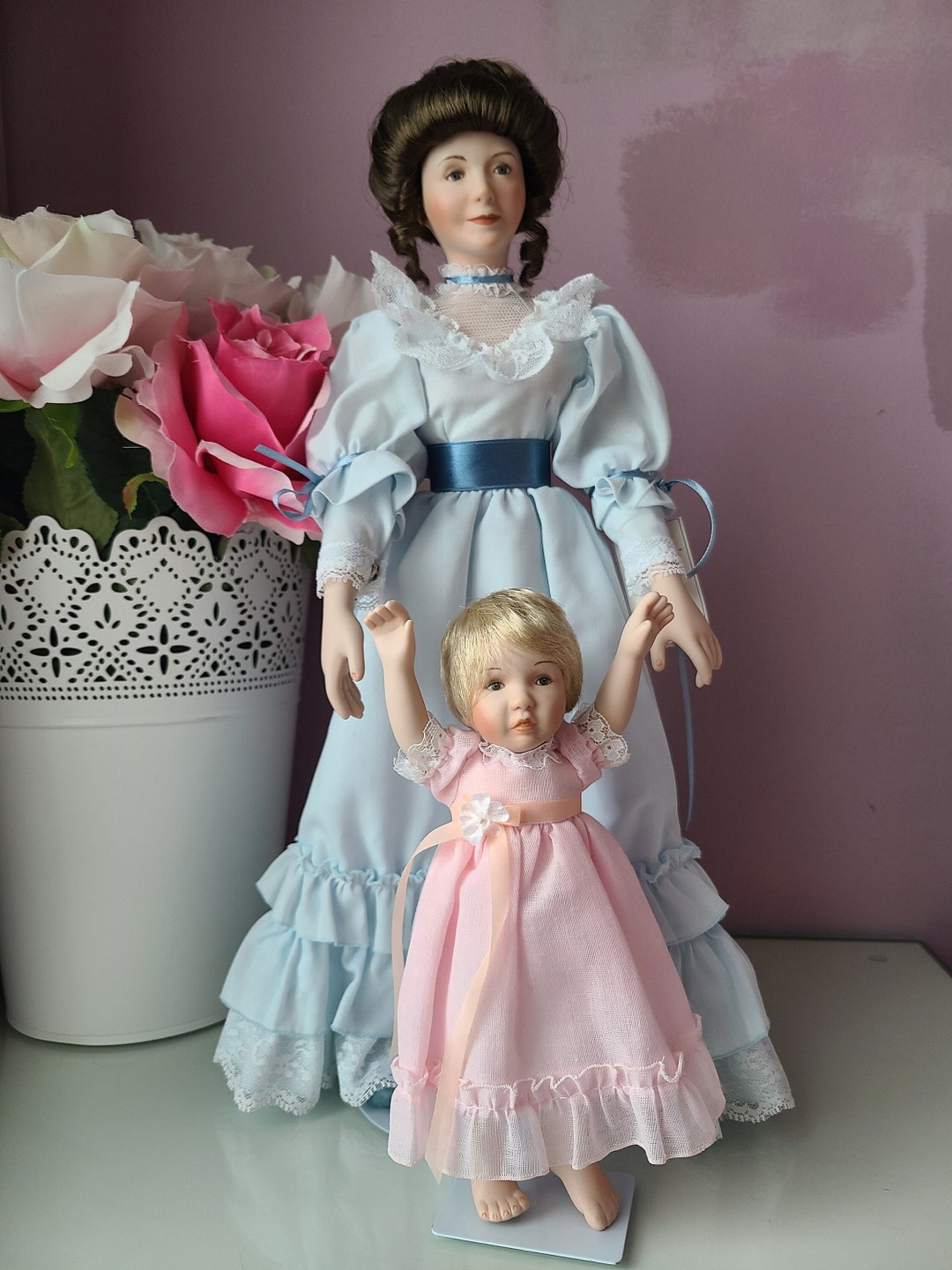 Porcelain Interior Dolls Loving Steps Precious Memories of Motherhood ...