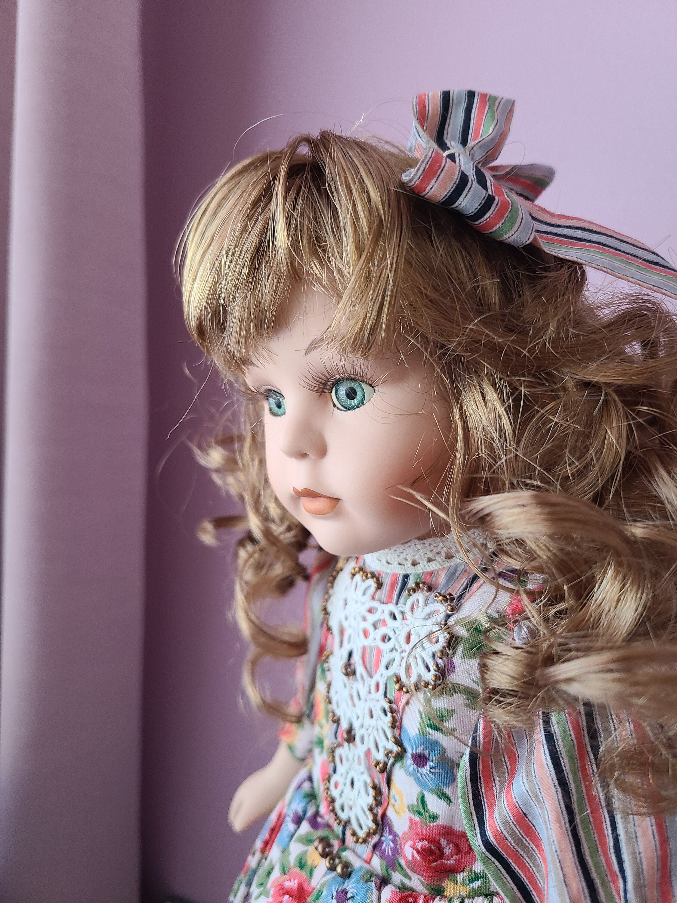Lilly - Redesigned Porcelain Doll - Etsy