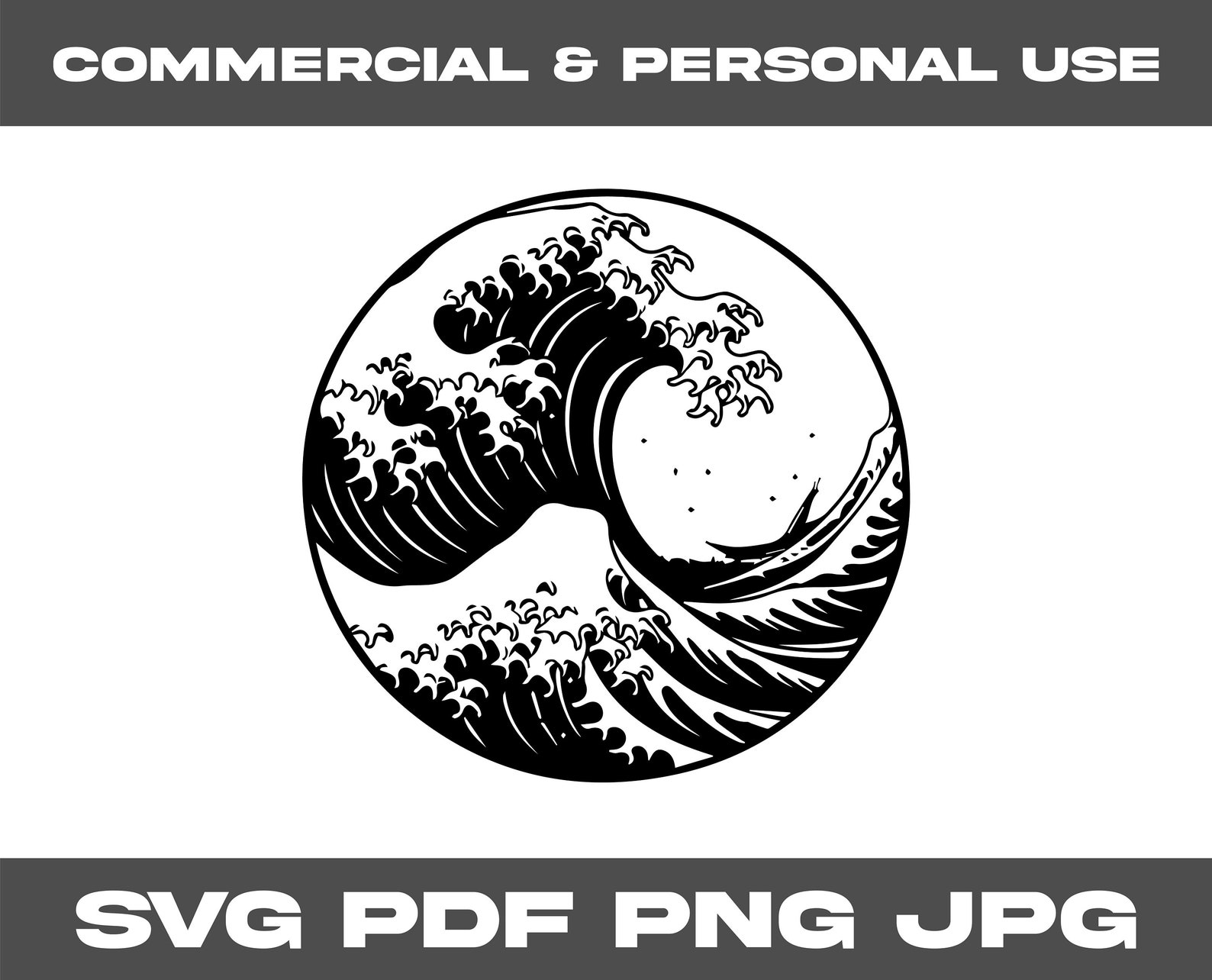 Wave Svg, Ocean Svg, Wave Crashing Svg, Wave Circle Svg, Wave Logo Svg ...