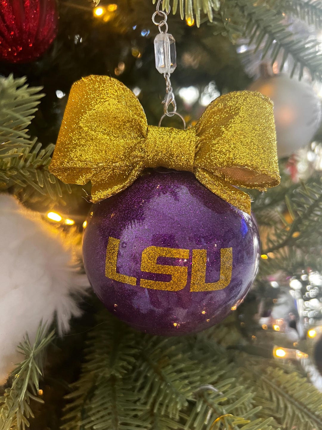 LSU Louisiana State University Tigers Christmas Graduation Ornament ...