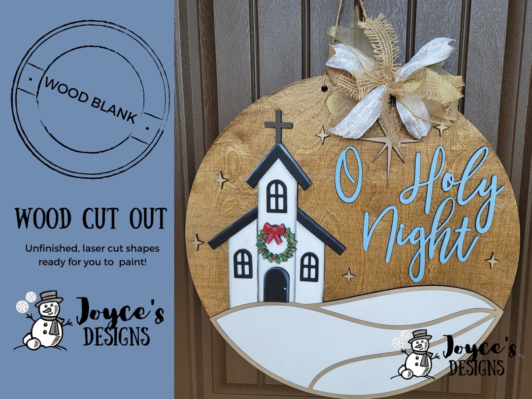 Christian Christmas Decor, Oh Holy Night, Christmas Decor, Christian ...