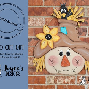 Cute Scarecrow, Scarecrow Sign, Fall Decor, Fall Doorhanger - Etsy