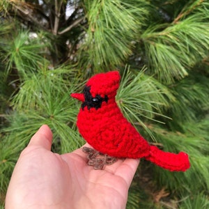 Crochet Little Cardinal | Crochet Amigurumi | Crochet Plush Toy Figure ...