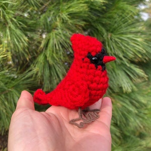 Crochet Little Cardinal | Crochet Amigurumi | Crochet Plush Toy Figure ...