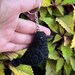 Tiny Birdies Crochet Crow Keychain Blackbird / Raven Crow Keychain ...